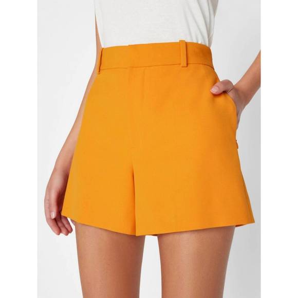 Frame Denim | Shorts | New Frame High Rise Trouser Short In Nectarine ...